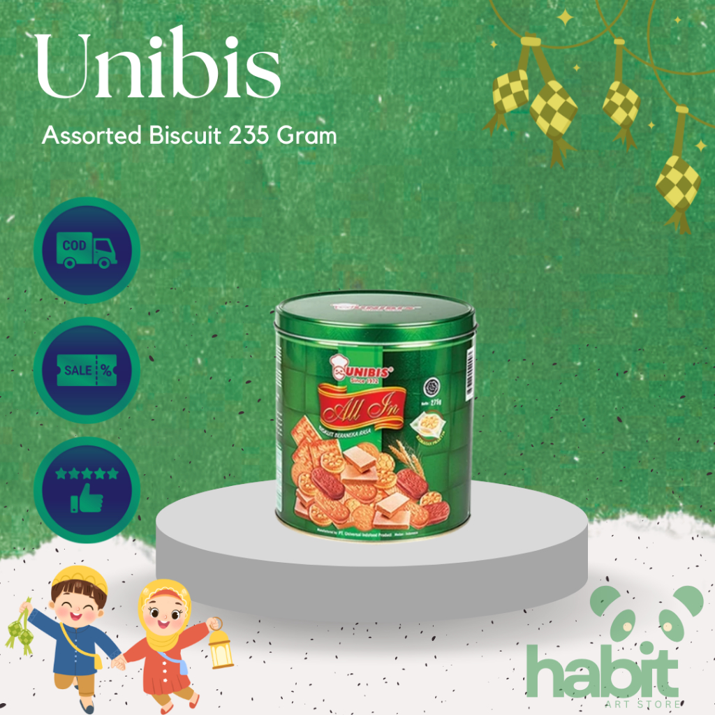 Jual Unibis Assorted Biscuit Kaleng All In 235 Gram | Shopee Indonesia