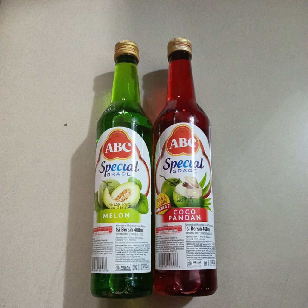 Jual Sirop ABC Spesial Cocopandan Melon dll Sirup ABC Special | Shopee ...