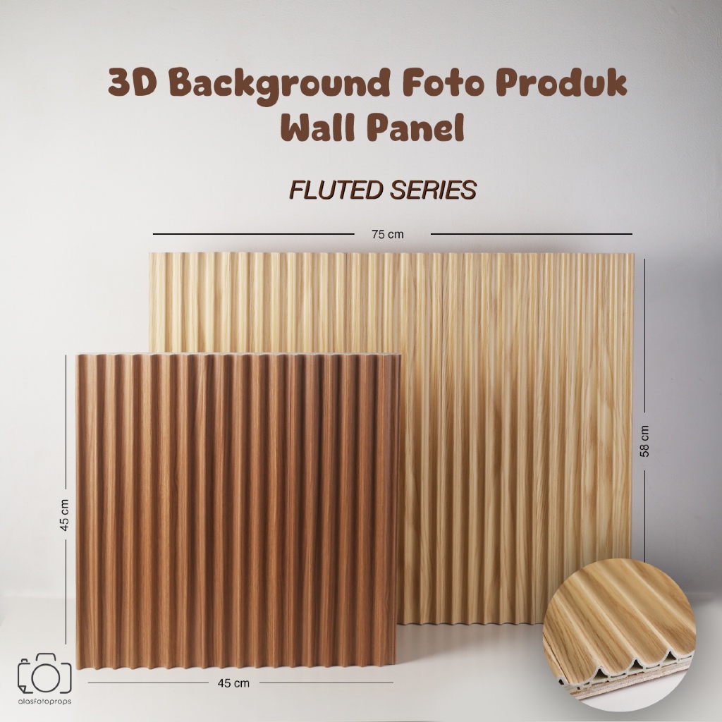 Jual Wall Panel 3D Background Foto Produk Estetik & Profesional ...