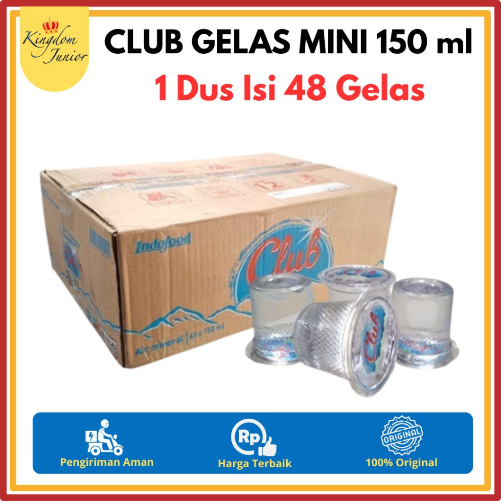 Jual Club Gelas 1 Dus Terlengkap & Harga Terbaru Juni 2026 | Shopee ...