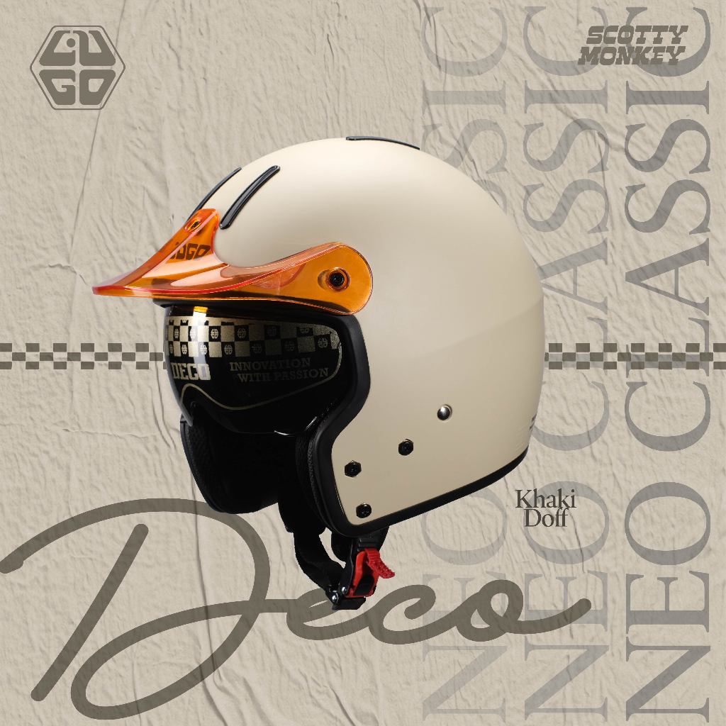 Jual Helm Bogo Retro Dewasa Unisex Cowo Cewe Pria Wanita Classic Cakil ...