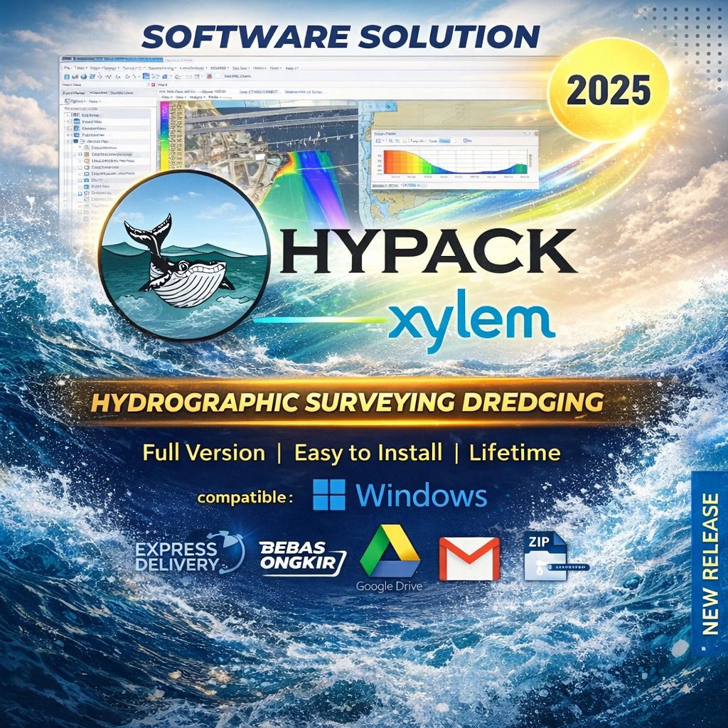 Jual Xylem HYPACK 2026 Full Versi Software Hydrographic Surveying dan ...