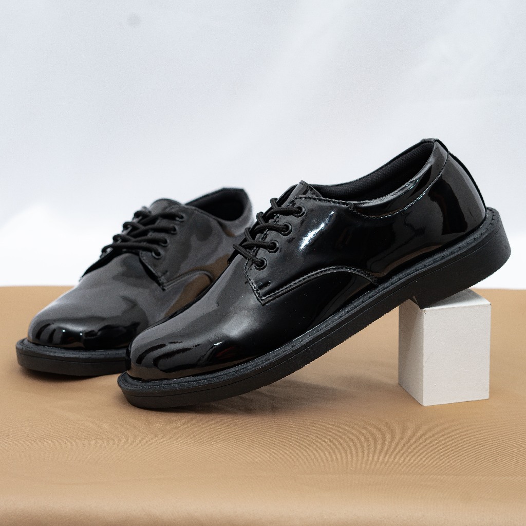 Jual Sepatu PDH Pendek Kilap & Doff Pentofel Dinas TNI POLRI SECURITY ...