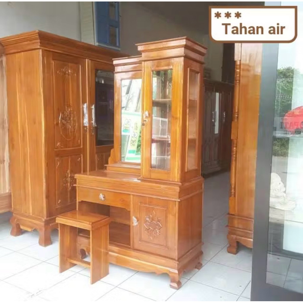 Jual Meja Rias Jati Terlengkap & Harga Terbaru Juni 2026 | Shopee Indonesia