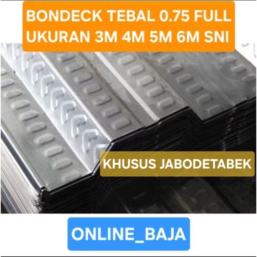 Jual Bondek 0.75 Panjang 6 Meter Terlengkap & Harga Terbaru Juni 2026 ...