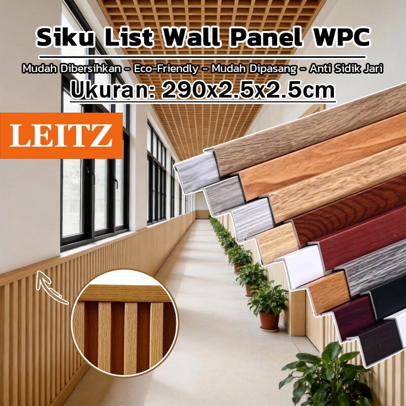 Jual LEITZ - [2,9 meter] List Siku WPC List Siku Wall Panel List ...