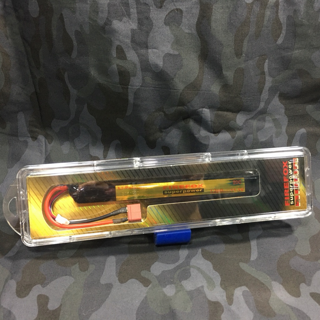 Jual Firefox 11.1V 1200mAh LiPo Li-Polymer Stick Battery 20C Lilin Slim ...