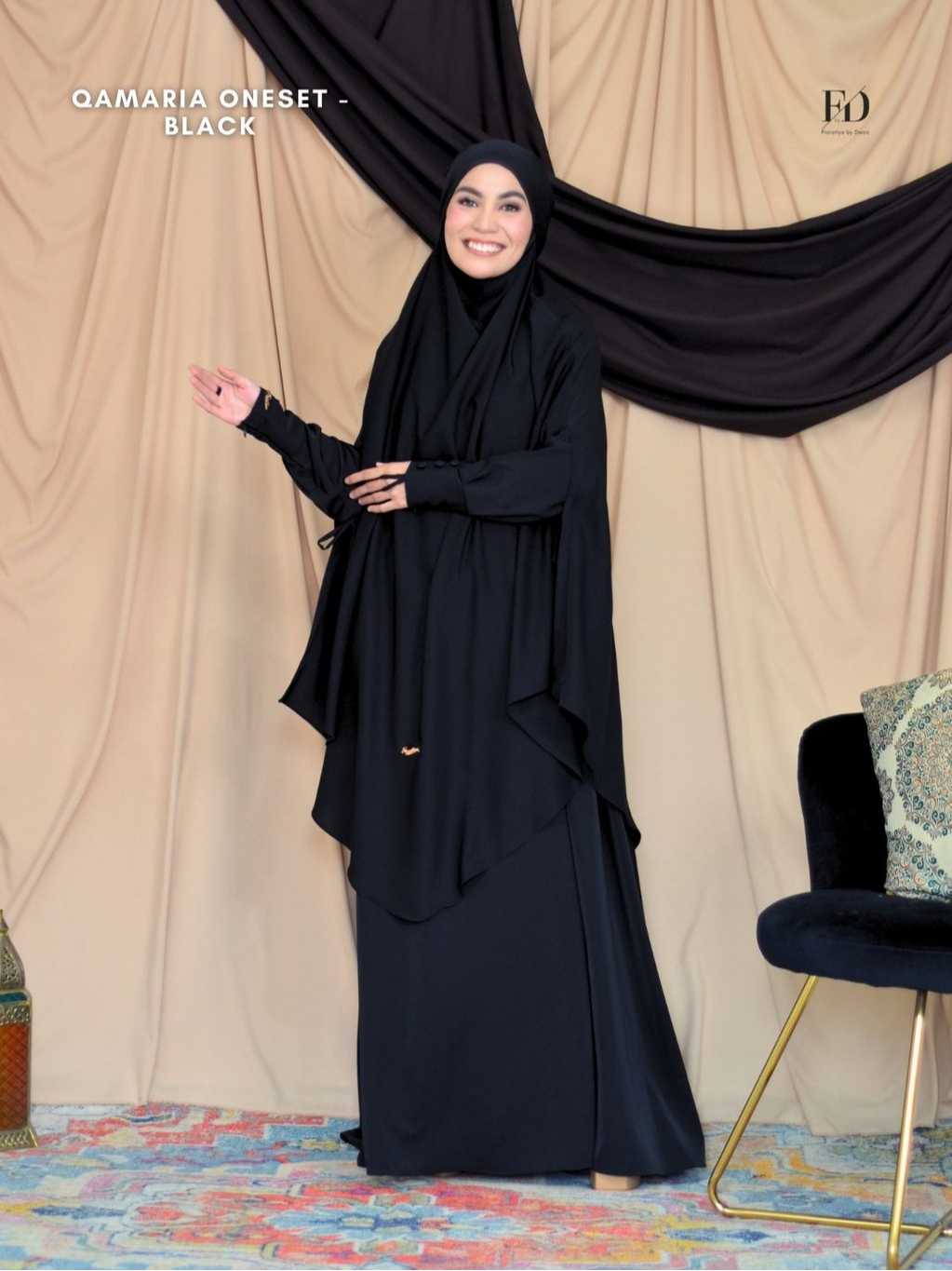 Jual Fiorellya By Dwee - Qamaria Oneset Muslimah Premium Anti UV ...