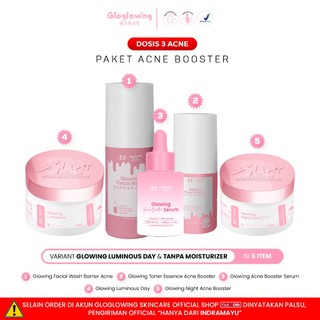 Jual DOSIS 3 ACNE - Paket Acne Booster - Gloglowing Skin Care | Shopee ...