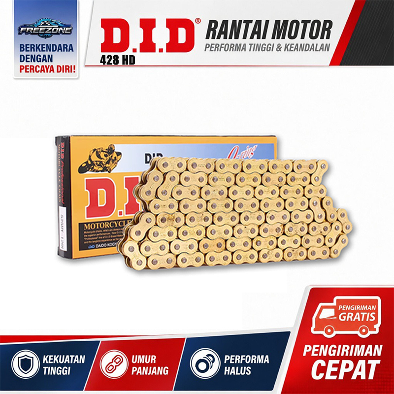 Jual Rantai sepeda motor berkualitas tinggi DID 428HD-136 Rantai non ...