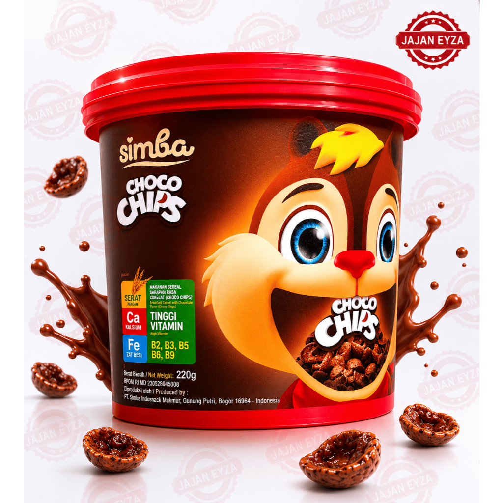 Jual SIMBA CHOCO CHIPS JAR 220gr BARU | Shopee Indonesia