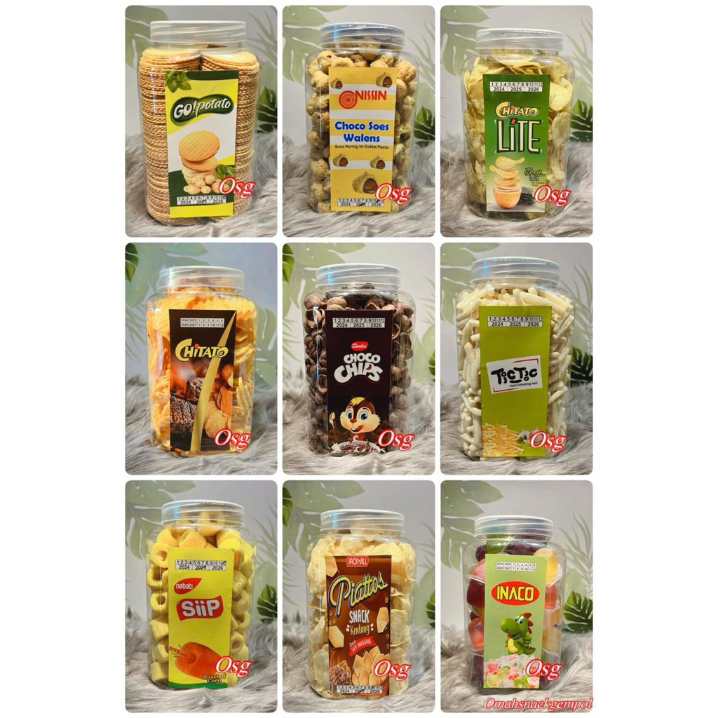 Jual Snack Ori Toples 2L (GoPotato,Wallens Soes,Chitato,Simba CocoChip ...