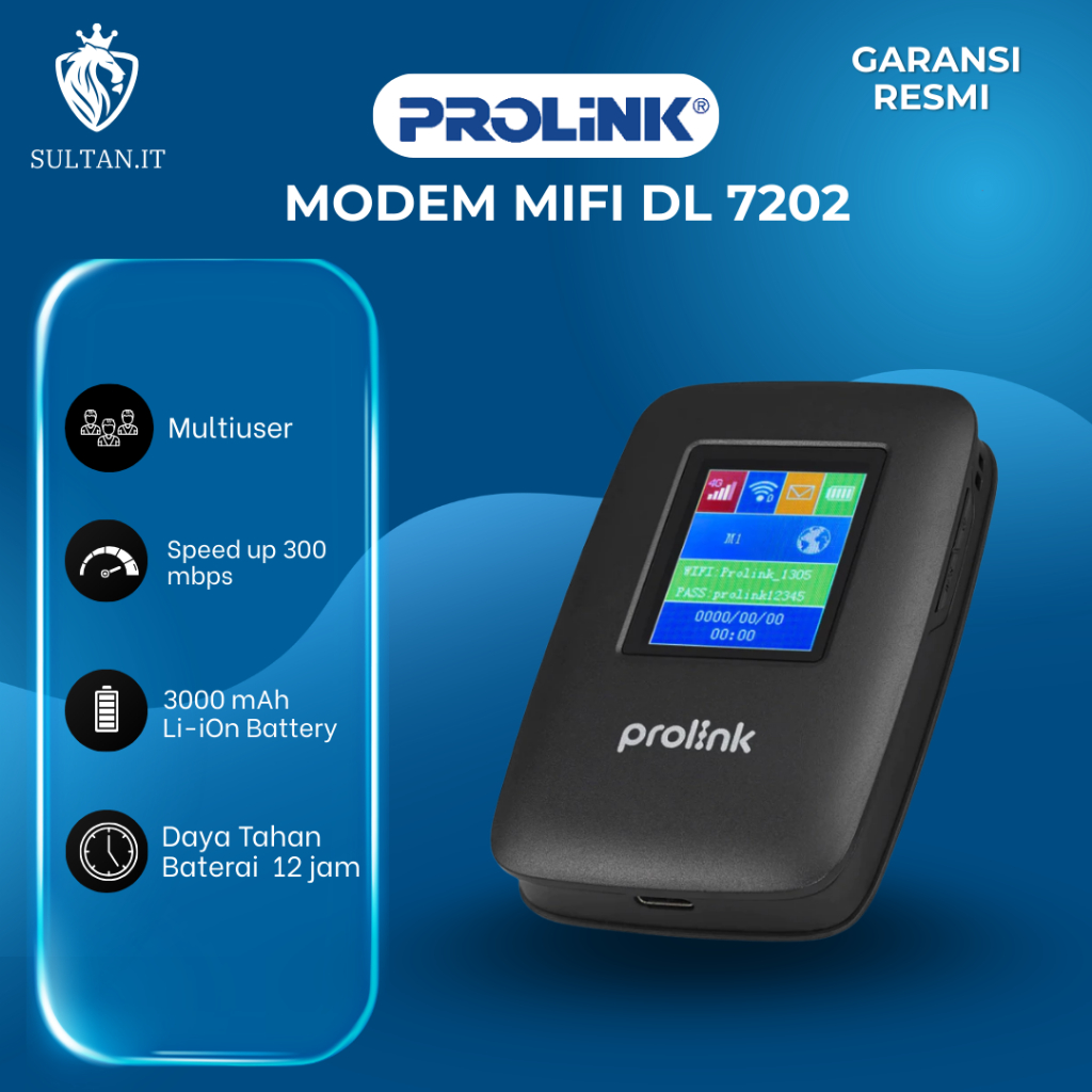Jual Prolink DL 7202 Mobile WiFi Hotspot 4G LTE Modem Wireless Router ...