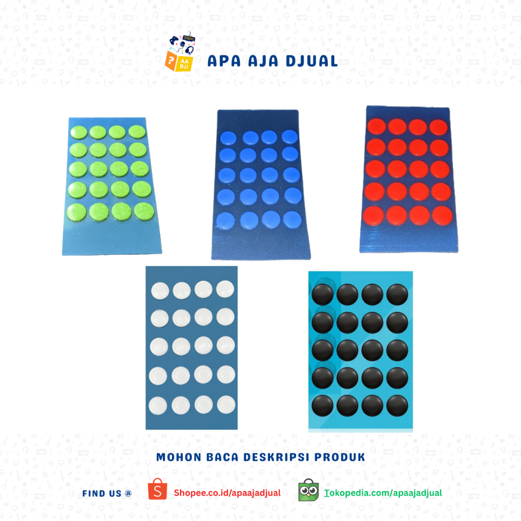 Jual Universal Mouse Feet Dot Enhanced Sticker Skates 20PCS | Shopee ...