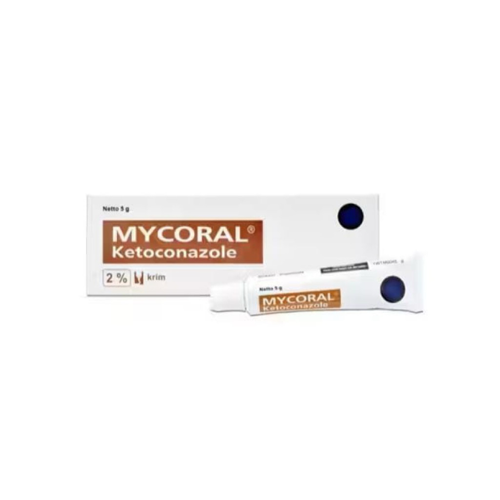 Jual Mycoral Ketoconazole Krim- Cream Salep Obat Gatal Jamur Panu Kadas ...