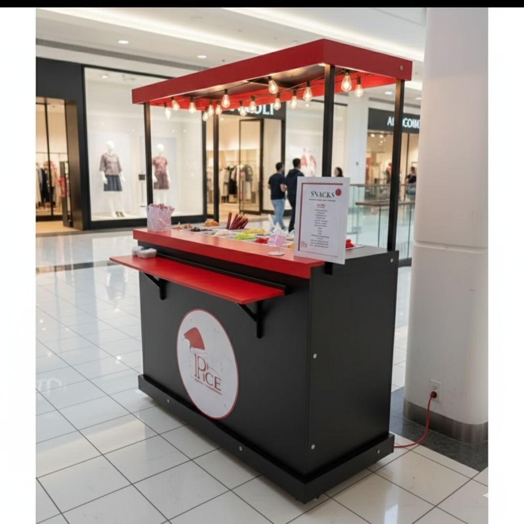 Jual Booth lipat portable desain koper atap event desk mewah estetic ...