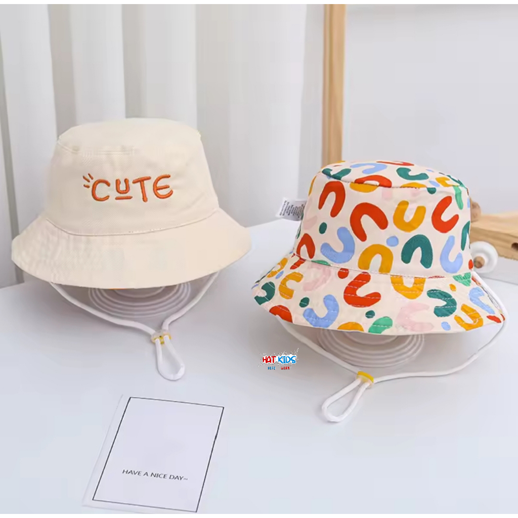 Jual Topi Bucket Anak Perempuan 2-in-1 ( Bisa Bolak Balik ) Premium ...