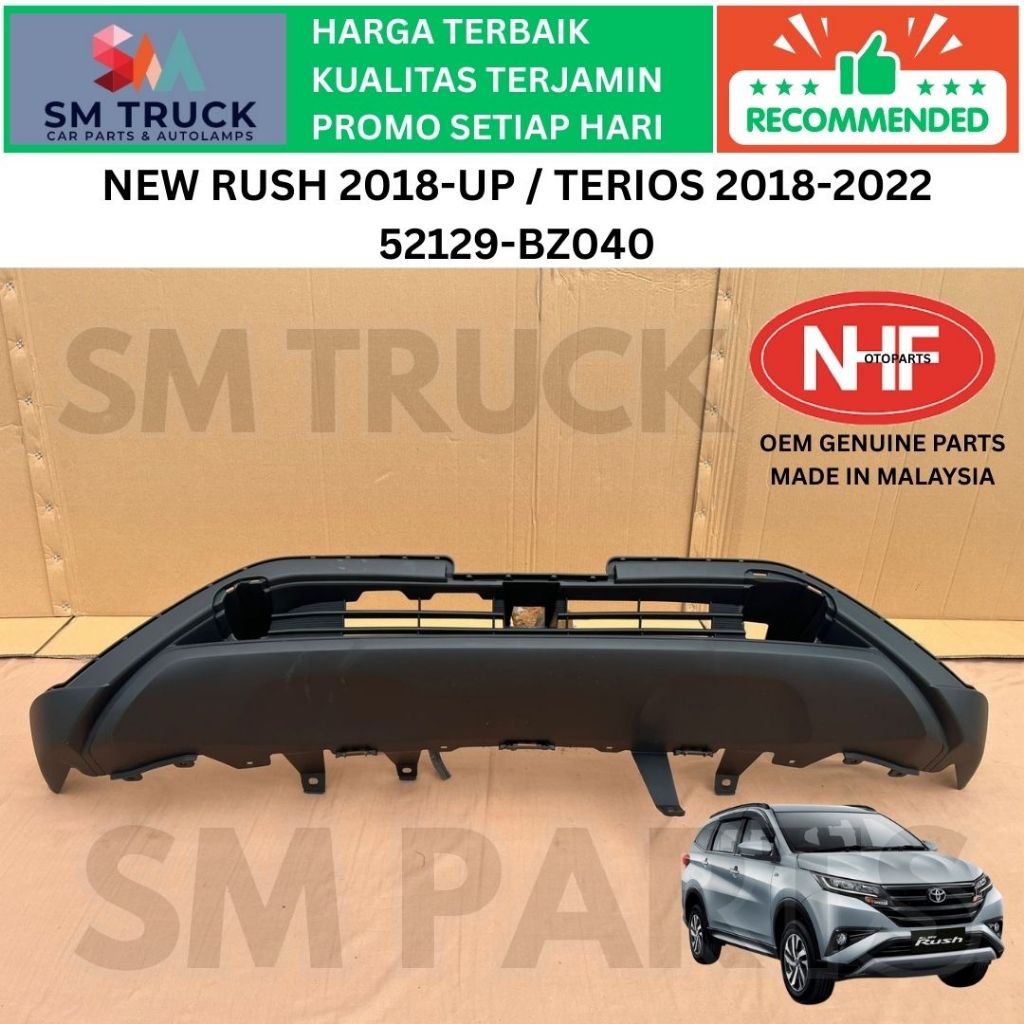 Jual (ORI MALAYSIA) 52129-BZ040 LOWER BUMPER BEMPER BAWAH RUSH TERIOS ...