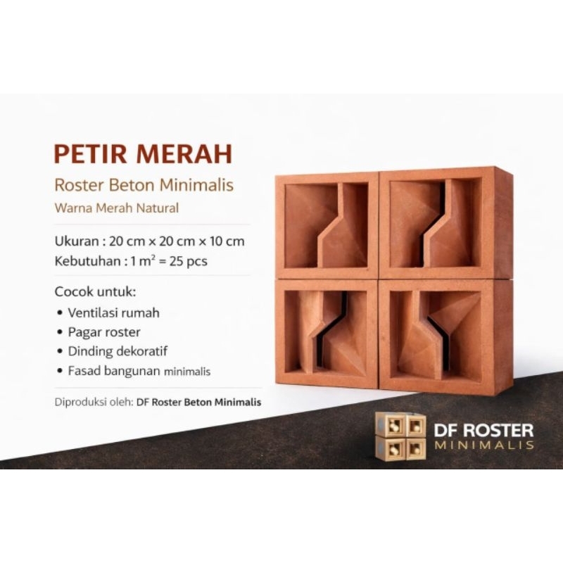 Jual Roster merah/Roster petir anti tampias/Roster kuat/roster ...