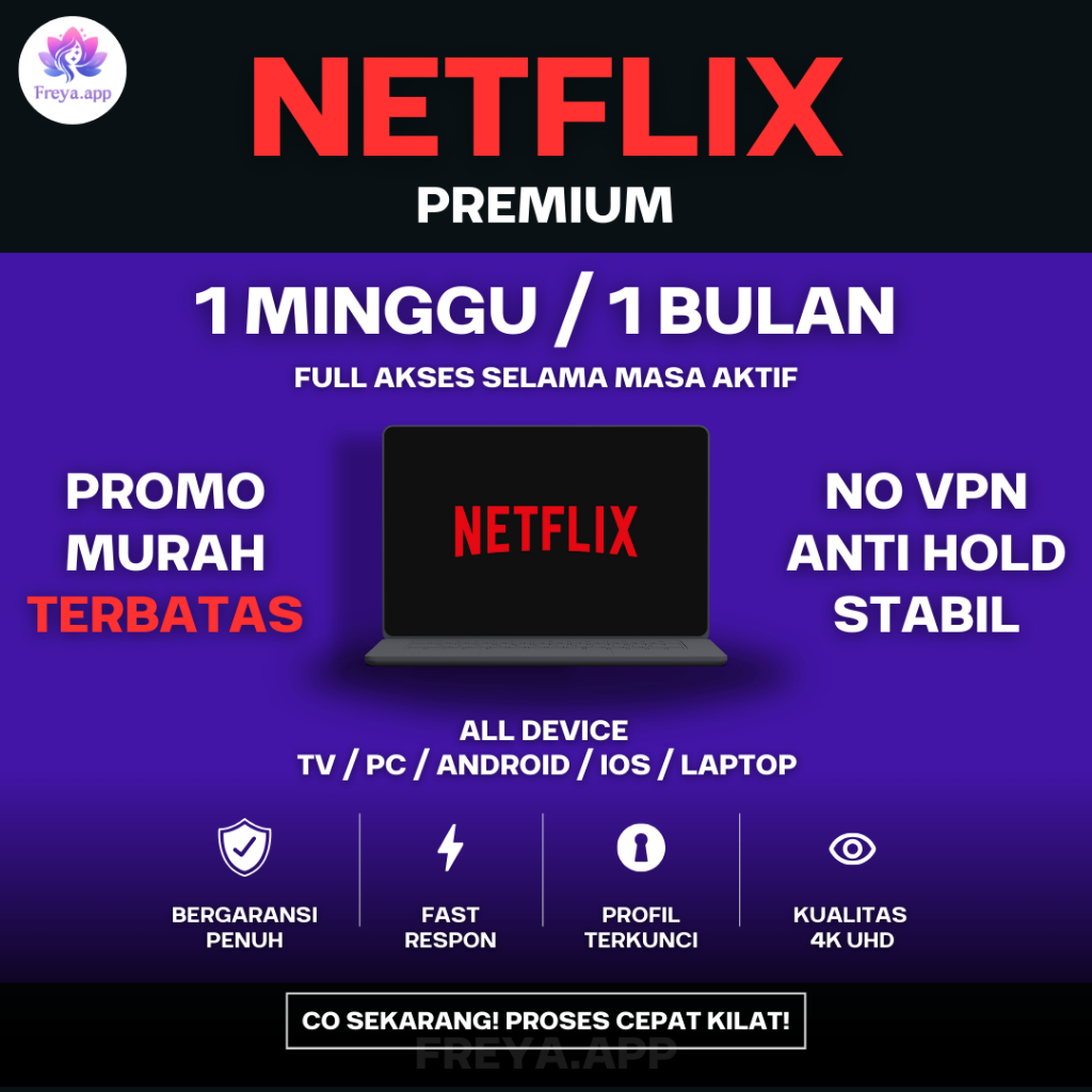Jual Paket Netflix Terlengkap & Harga Terbaru Juni 2026 | Shopee Indonesia