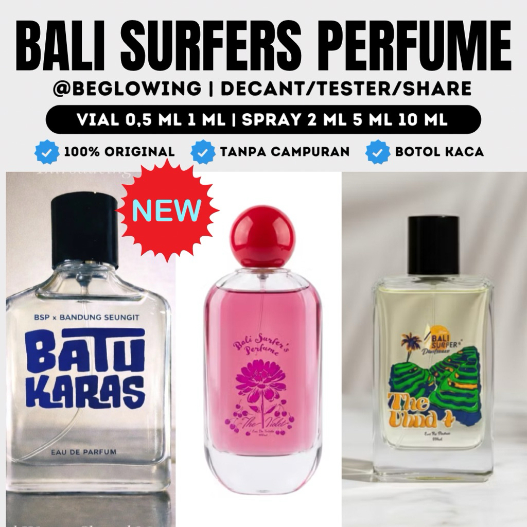 Jual Decant - Bali Surfers Parfum BSP The Violet Ubud 3 4 Batu Karas ...