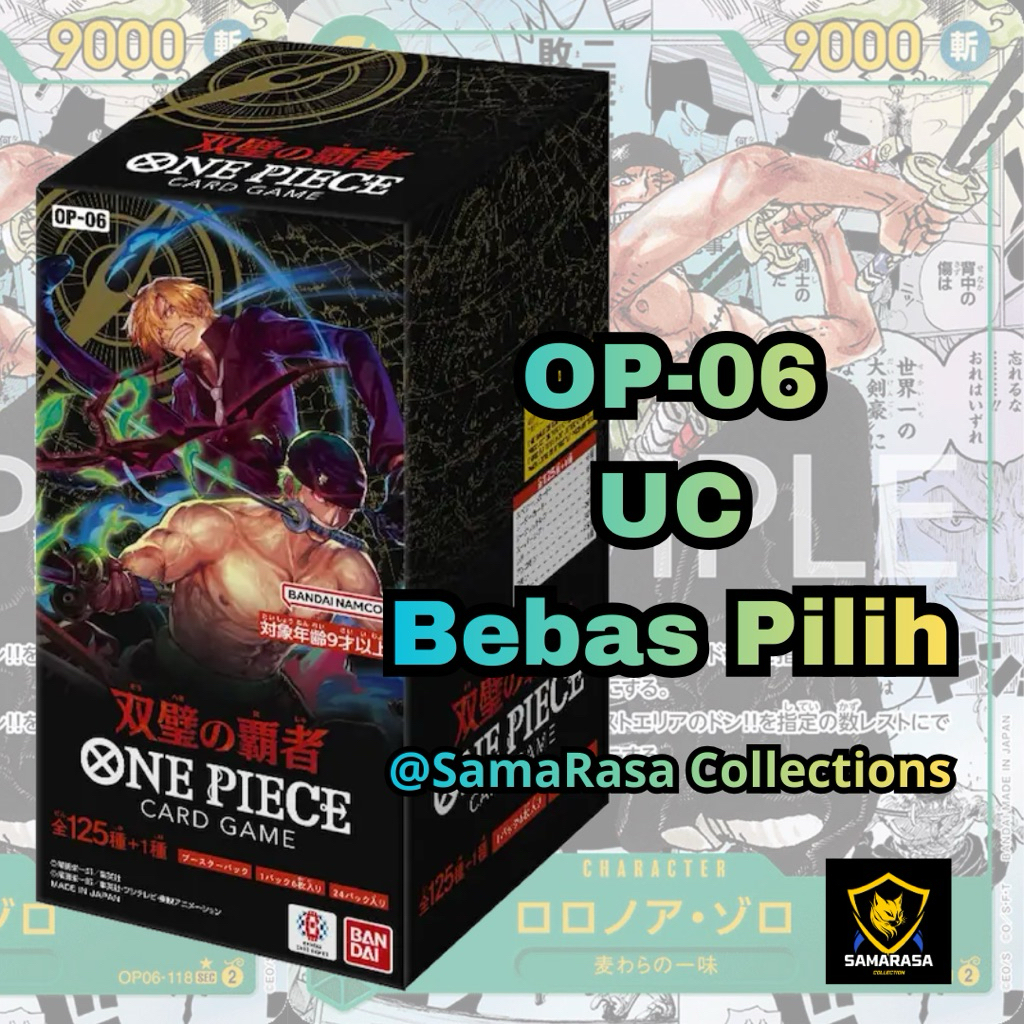 Jual Kartu One Piece TCG OP-06 Character Rarity UC Original Jepang ...