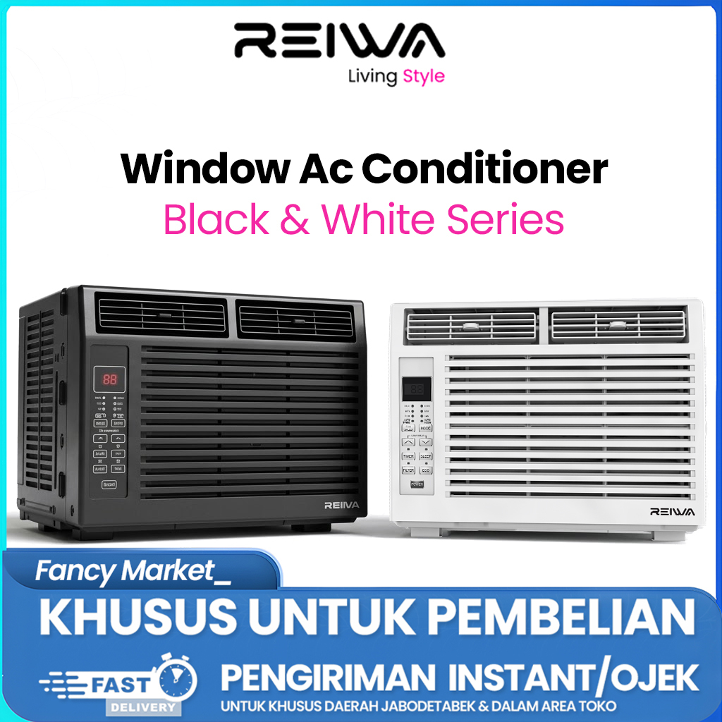 Jual [KHUSUS INSTANT] AC REIWA/AC WINDOW REIWA 1/2 PK CW-0501RA 370 ...