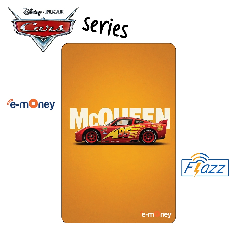 Jual Kartu Emoney / Flazz Gen 2 Lightning Mcqueen Cars - Custom Kartu ...