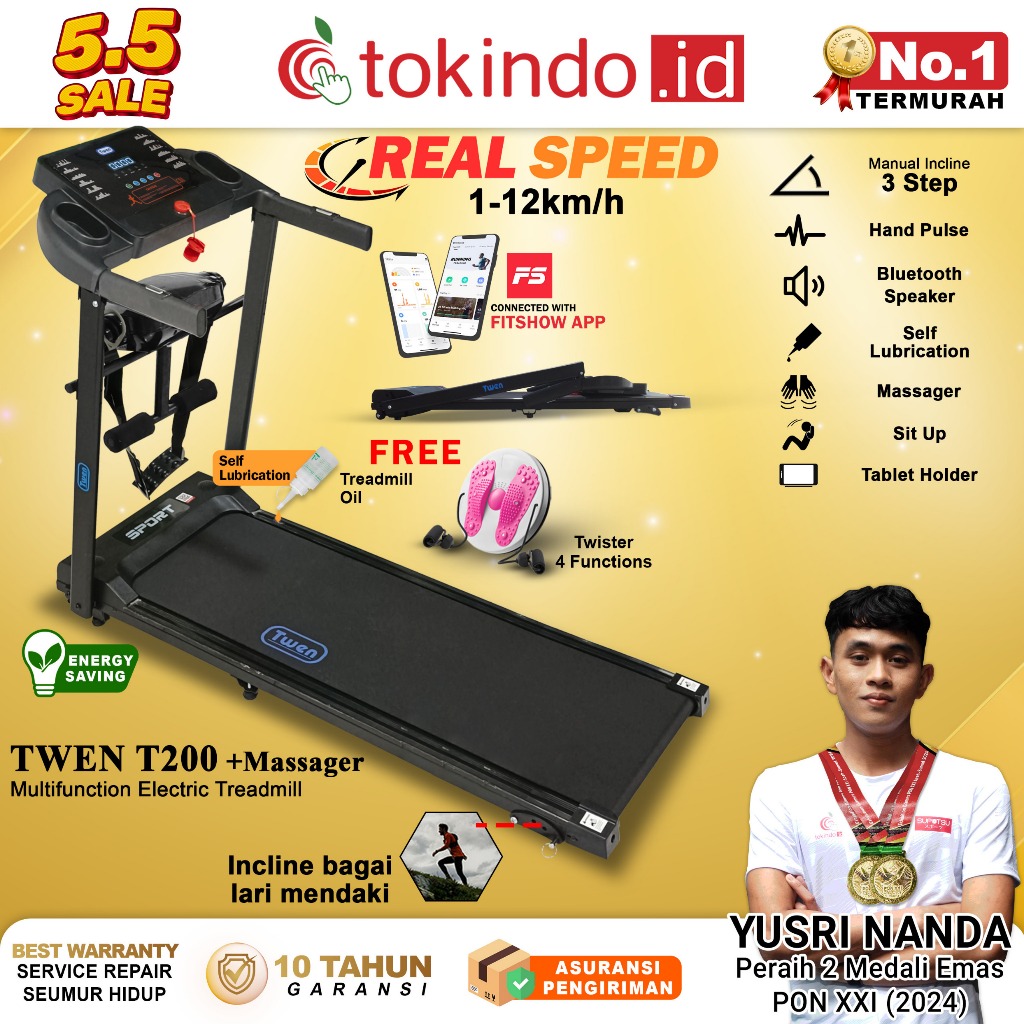 Jual Treadmill Terlengkap & Harga Terbaru April 2026 | Shopee Indonesia
