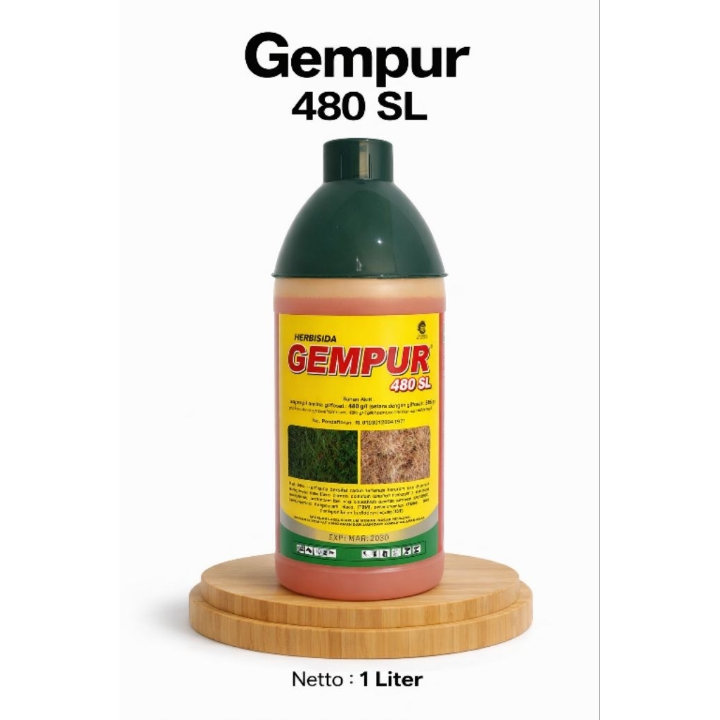 Jual GEMPUR 480 SL | Herbisida Kuat! Gulma Mati Total, Lahan Bersih ...