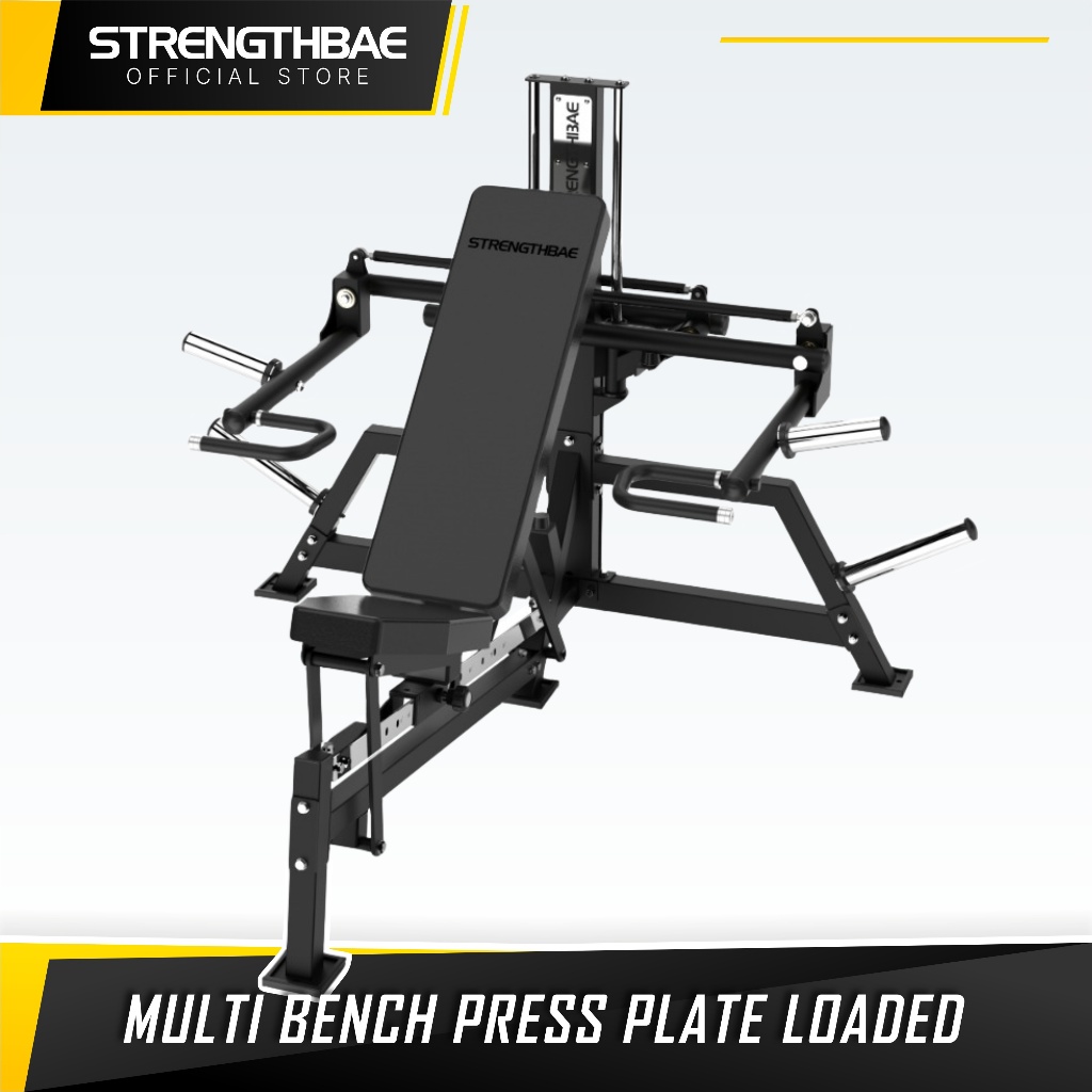 Jual Multi Bench Press Machine STRENGTHBAE Multipress Adjustable Bench ...