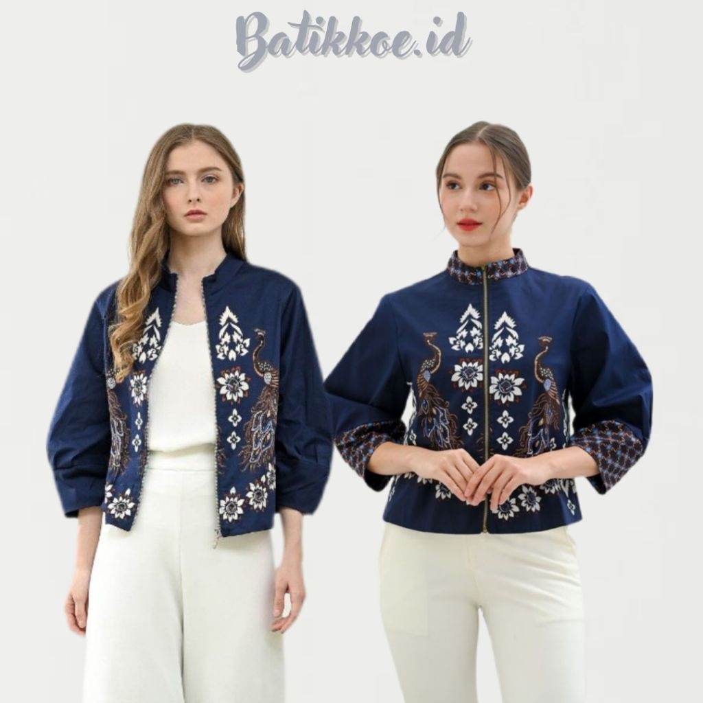 Jual Outer Batik Wanita 135 JM / Batik Modern / Luaran Batik | Shopee ...