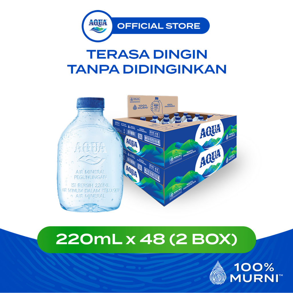 Jual Aqua Botol Kecil 220Ml Terlengkap & Harga Terbaru Juni 2026 ...