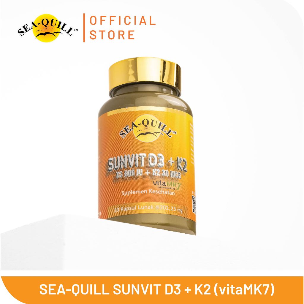 Jual Sea Quill SUNVIT D3 + K2 (vitaMK7) 30 kapsul lunak | Shopee Indonesia