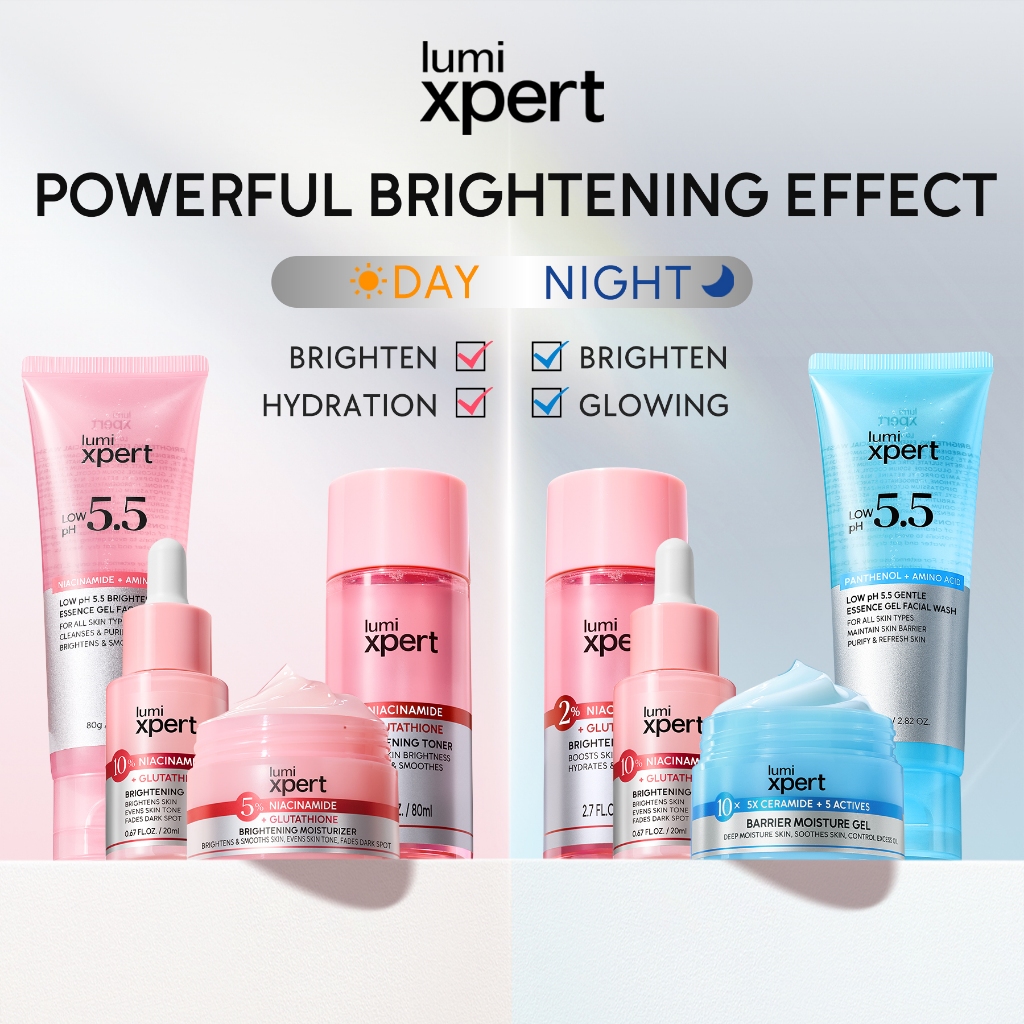 Jual Lumixpert 4pcs Paket Skincare Set Cleanser & Toner & Serum ...