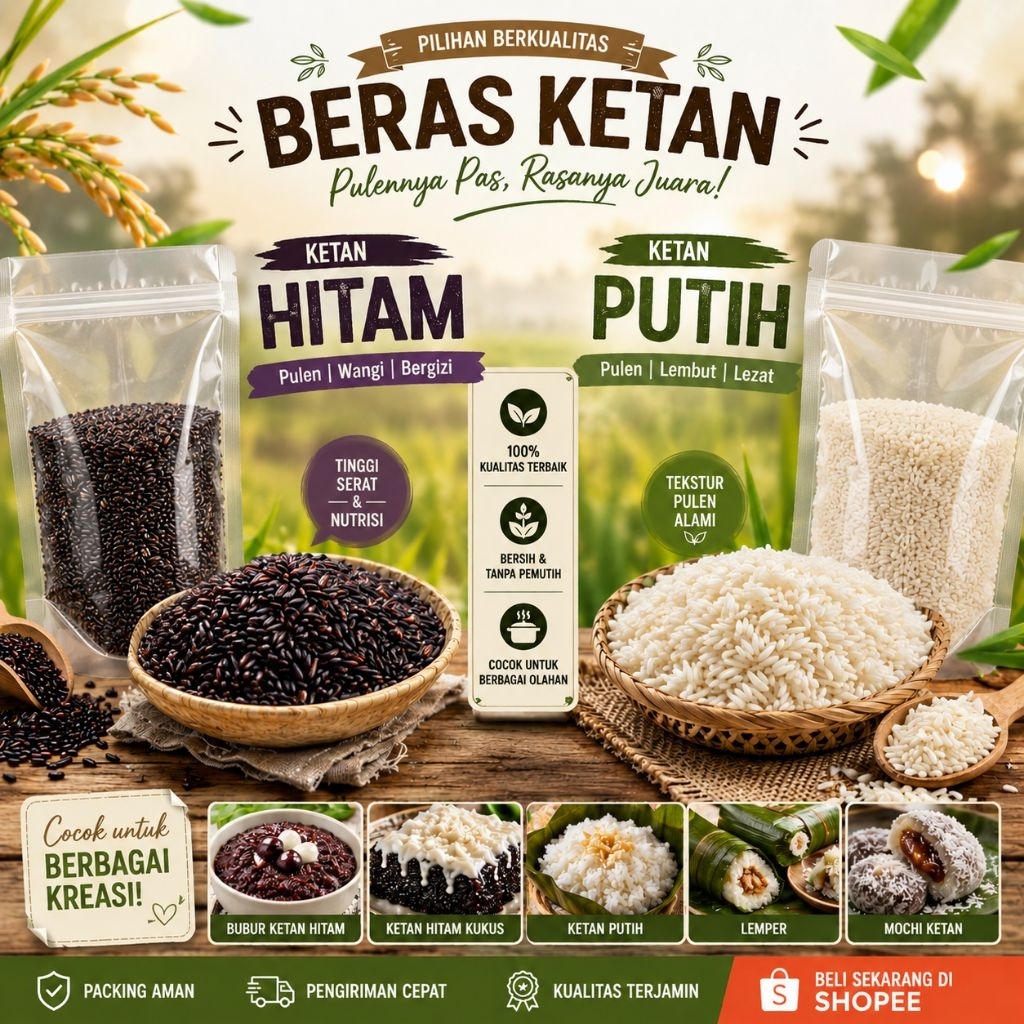 Jual Beras Ketan 1 Kg Harga Terlengkap & Harga Terbaru Juni 2026 ...
