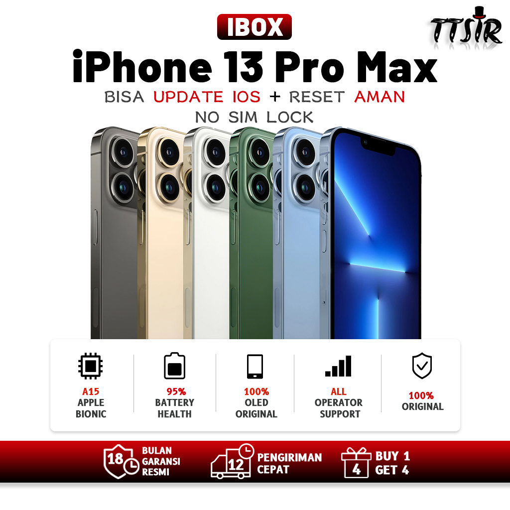 Jual IPhone 13 Pro Max Second Terlengkap & Harga Terbaru Mei 2026 ...