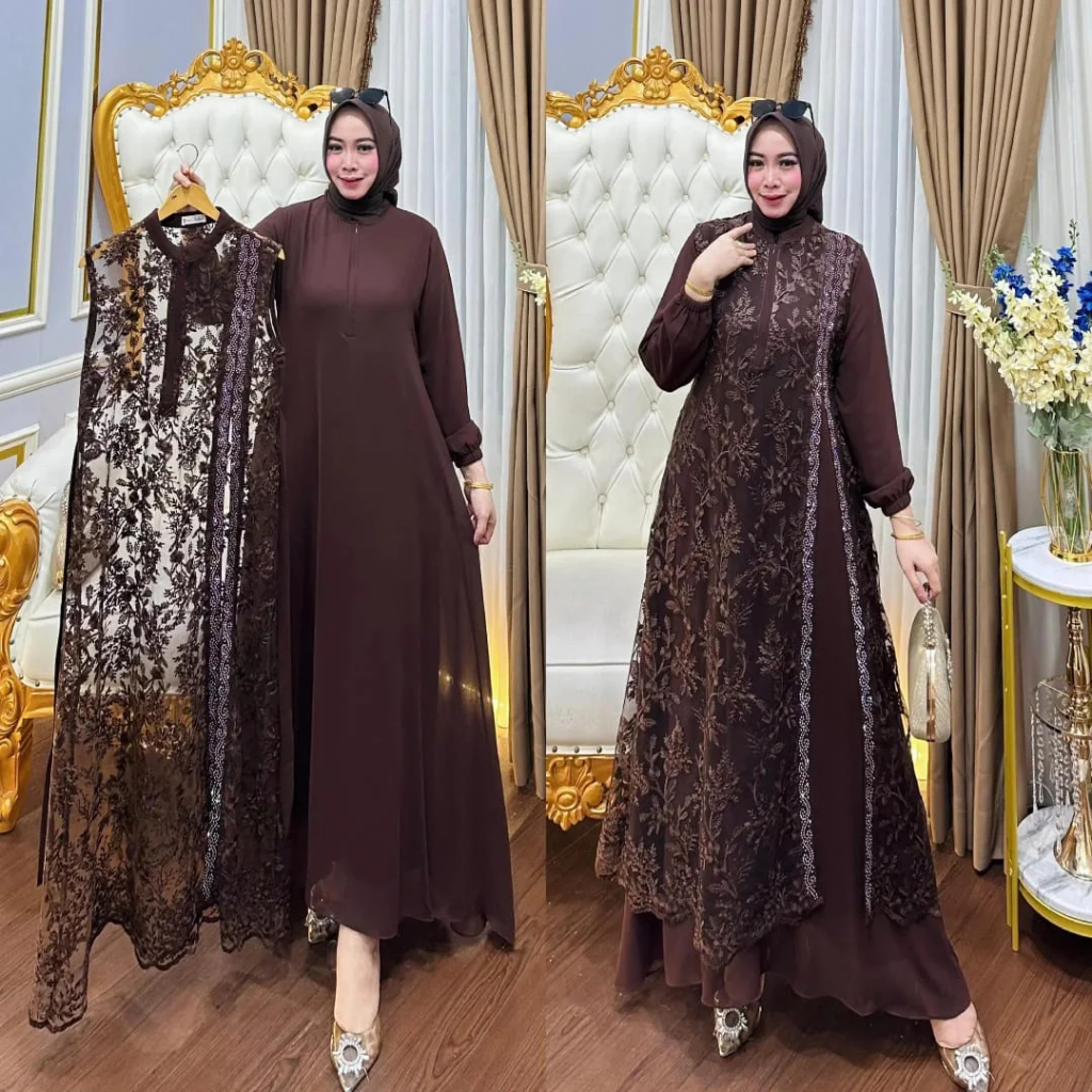 Jual Model Gamis Brokat 2026 Terlengkap & Harga Terbaru Mei 2026 ...