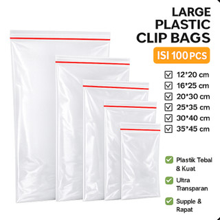 Jual Plastik Klip Ziplock Food Grade | Kemasan Makanan Snack Isi 100pcs ...