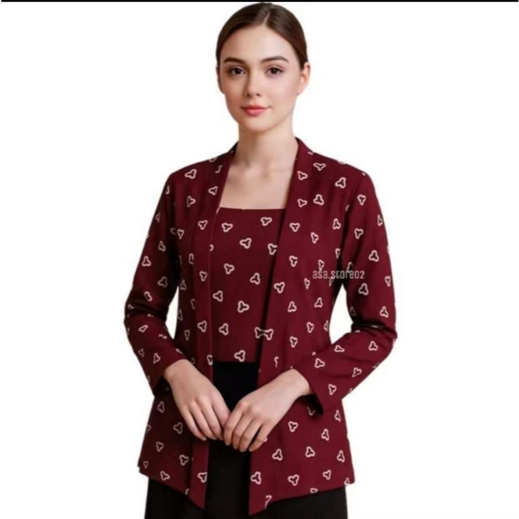 Jual kebaya kutu baru modern batik jumbo BIG SIZE JUMBO XXL XXXL 3L 4L ...