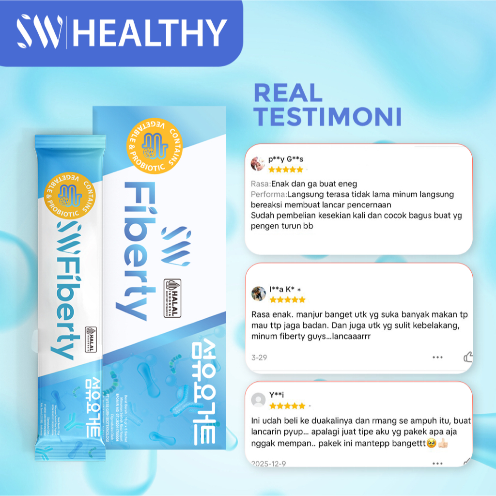Jual Sarwendah Juice (Yoghurt 1 Box 5 Sachet) Sarwendah SW Fiberty ...