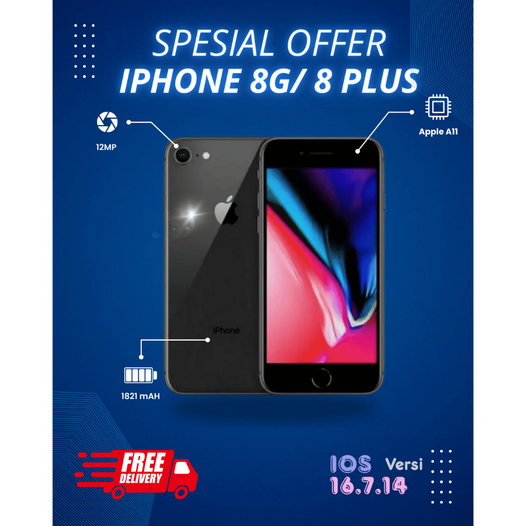 Jual IP SE 2020 gen 2 / iPhone 8/ 8Plus 64/256GB Second Murah | Shopee ...