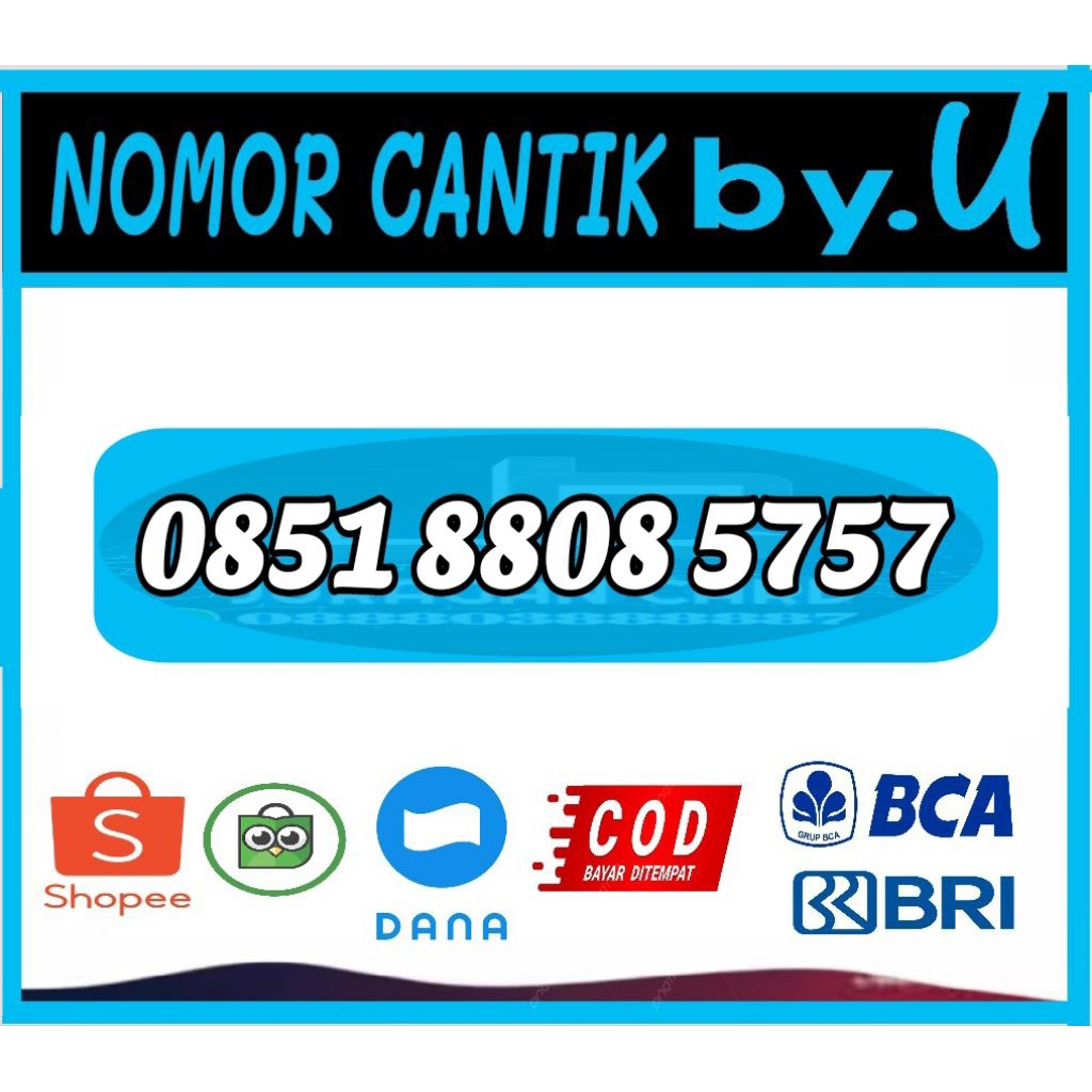 Jual nomor cantik Telkomsel BY. U seri hoki jawa 5757 5758 simpel promo ...