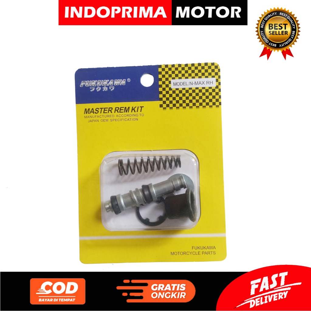 Jual FUKUKAWA KARET MASTER REM NMAX KANAN. MASTER REM KIT YAMAHA N-MAX ...