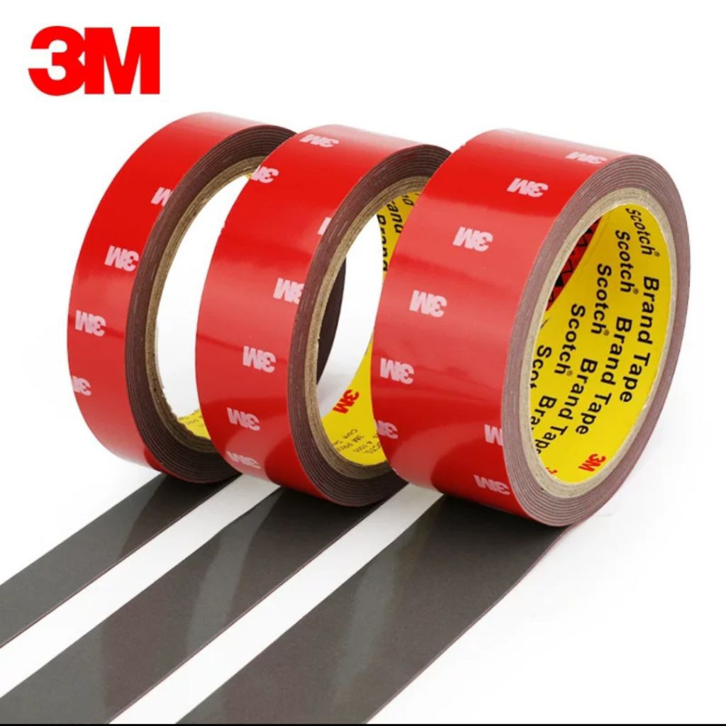 Jual DOBLE TAPE 3M MERAH FOAM 10MMX5METER | Shopee Indonesia