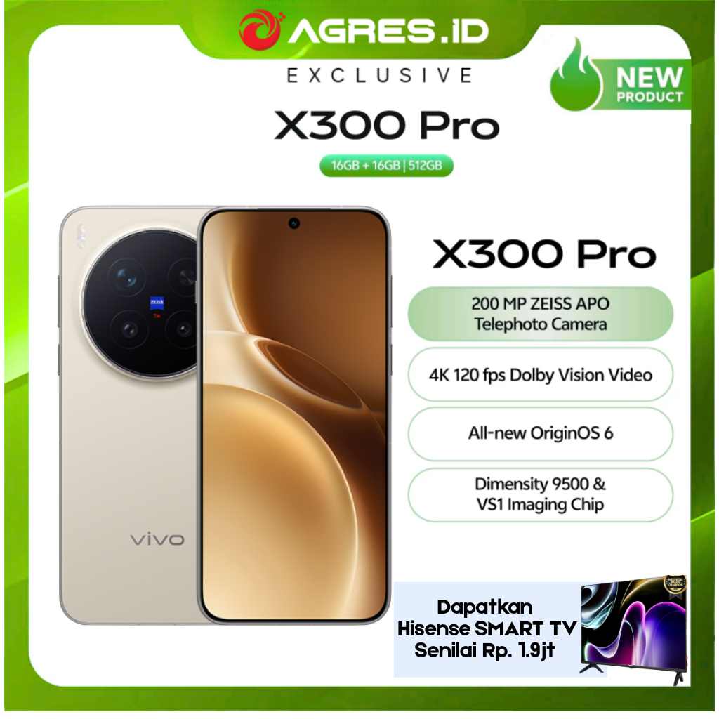 Jual VIVO X300 PRO 16GB 512GB - 6,78 AMOLED 120 Hz - Kamera Depan 50 MP ...