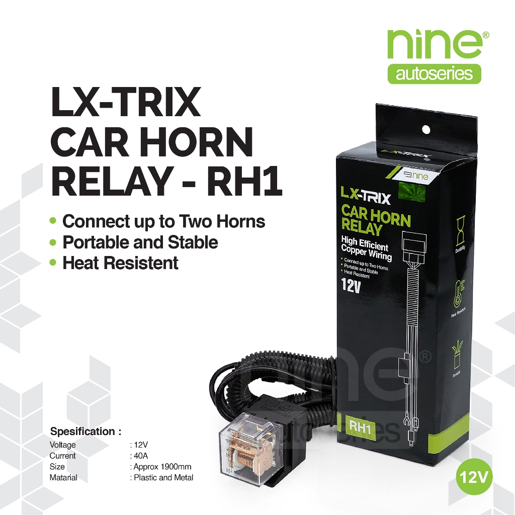 Jual LX-TRIX Kabel Set Relay Untuk Klakson Motor Mobil 12V 80A ...