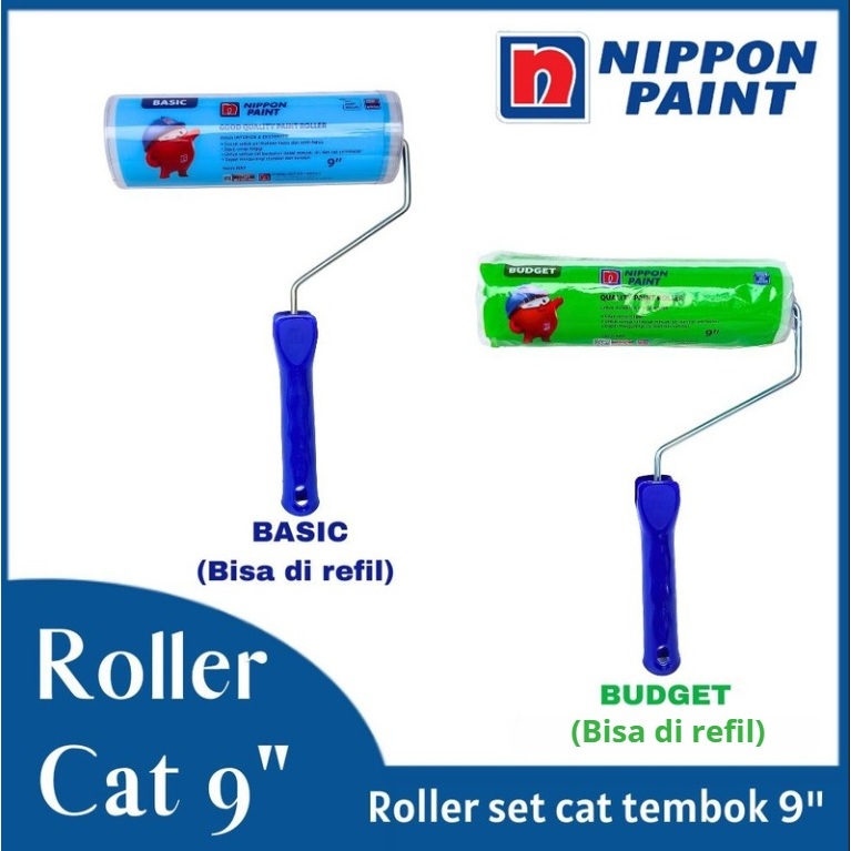 Jual Kuas Roll Cat Tembok 9 Inch - Paint Roller - Gagang dan Refill ...