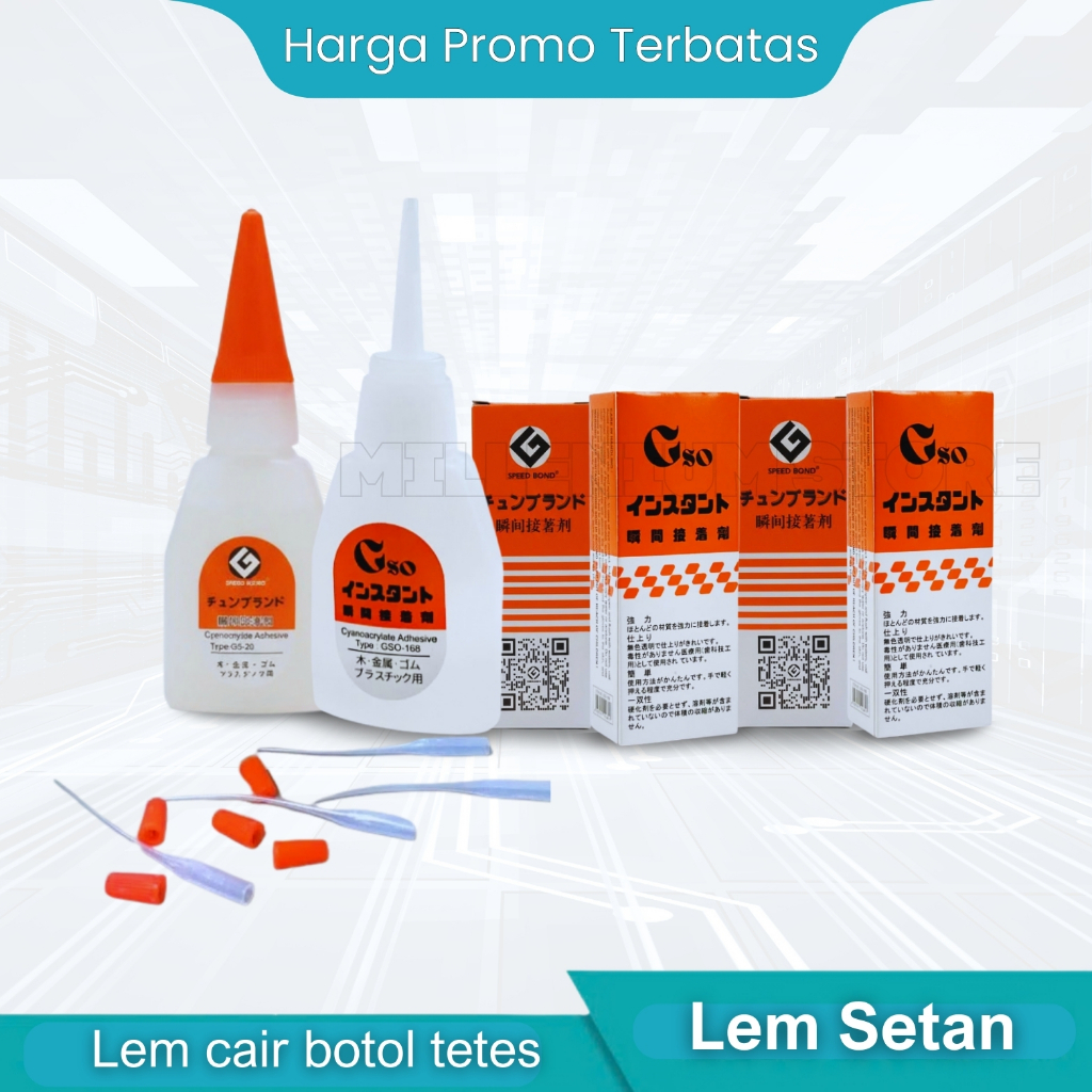 Jual (Promo 2 Pcs) Lem Tetes / Lem Serbaguna / Lem korea / Super glue ...