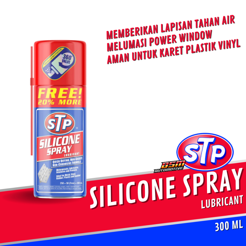 Jual STP Silicone Spray - 300ml Pelumas Mencegah Karat Mobil Motor ...